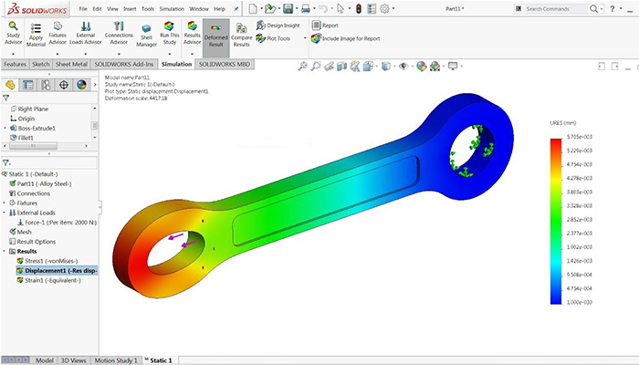 Solidworks Simulation Cyprus Interaction Lab 6081